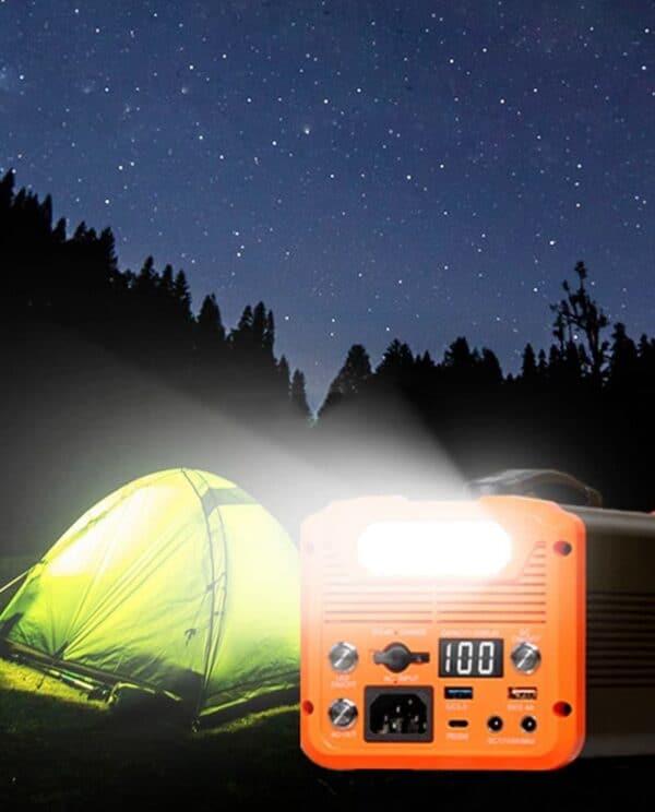 300W Portable UPS Power Station Solar Power Supply Power Generator with ...
