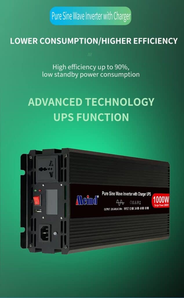 1000 watt inverter Pure Sine Wave with Charger UPS