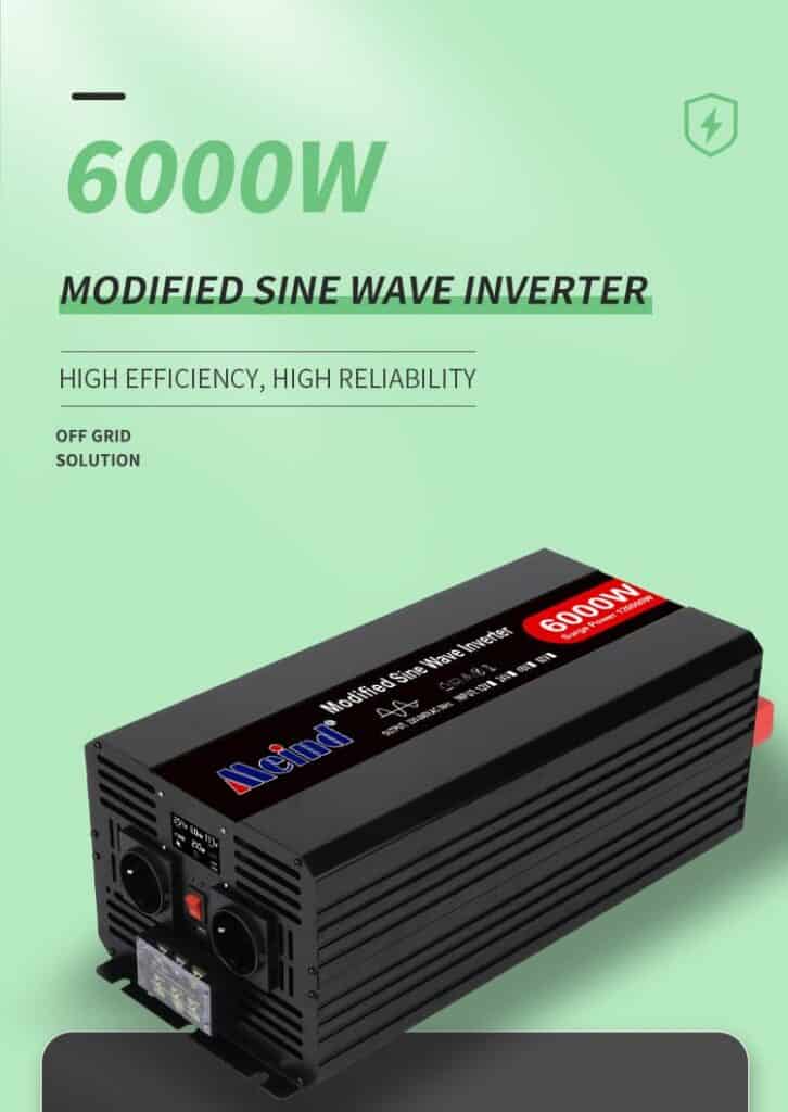 6000 Watt Inverter Modified Sine Wave with LCD Display Manufacturer