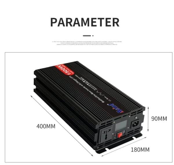 1500W Modified Sine Wave Power Inverter with Charger UPS