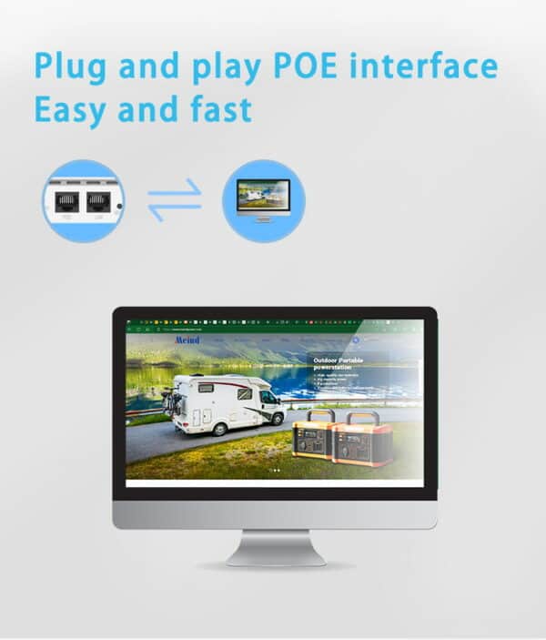 Mini DC UPS Power Bank with Lithium Battery POE for WiFi Routers