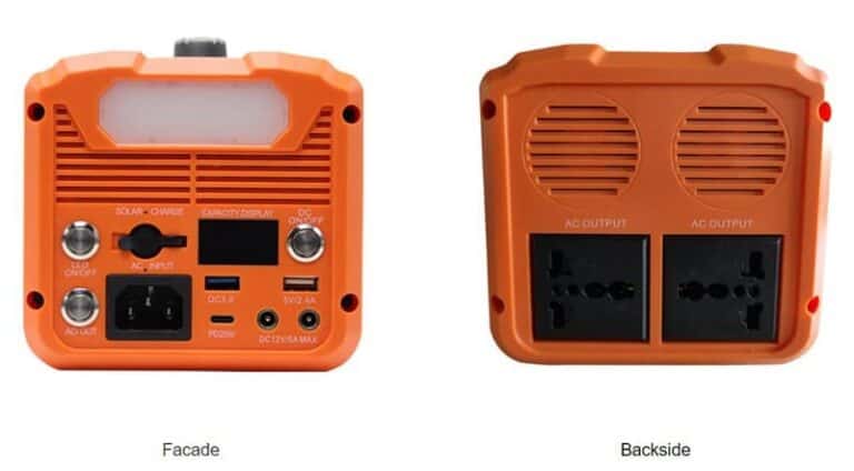 300W Portable UPS Power Station Solar Power Supply Power Generator with ...