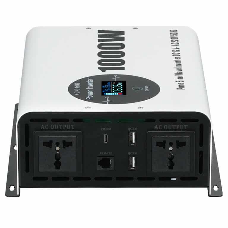 1000W Pure Sine Wave Power Inverter with LCD Wireless Remote Control ...