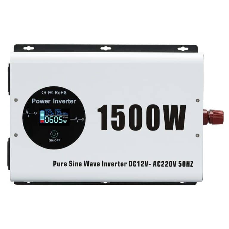 1500W Pure Sine Wave Power Inverter with LCD Wireless Remote Control ...