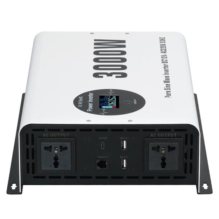 3000W Pure Sine Wave Power Inverter with LCD Wireless Remote Control ...