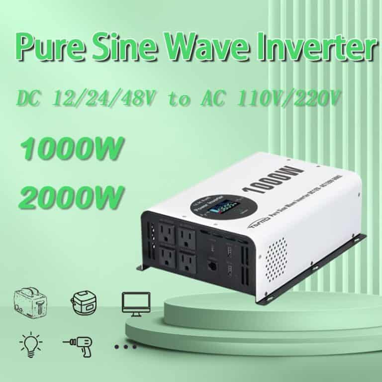 1000W Pure Sine Wave Power Inverter with LCD Wireless Remote Control ...