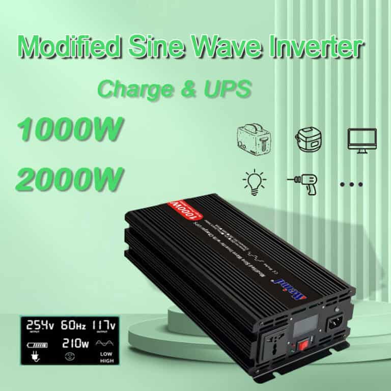 1000W 12 volt inverter modified sine wave with Charger UPS