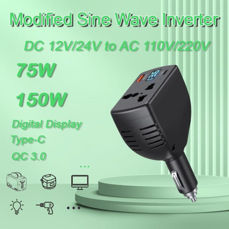 DC to AC modified sine wave 150W Car Inverter Manufacturer of China